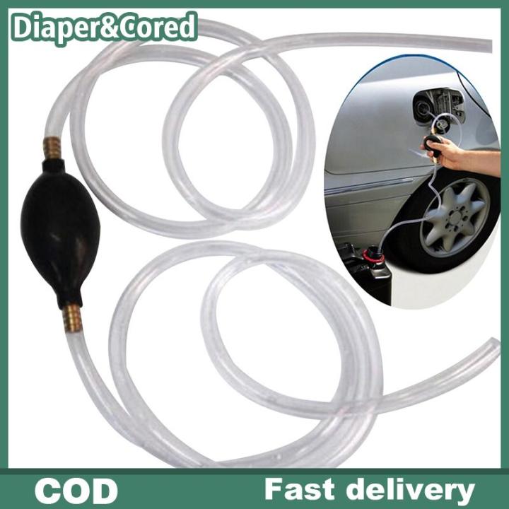 Diaper&Cored Hand siphon pump petrol diesel water oil liquid fuel ...