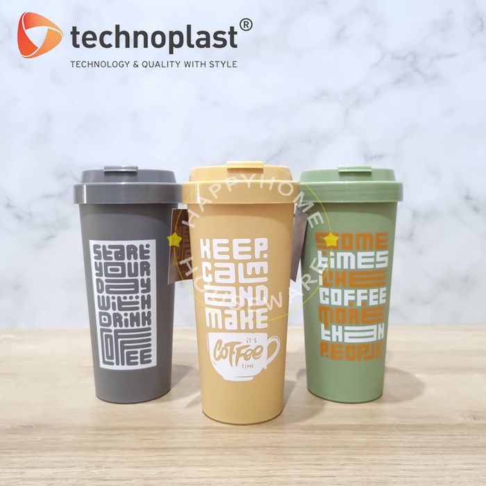 TECHNOPLAST New Tumbler Nextcoffee 800ml |Gelas Minum Tutup Mulut 0,8L ...