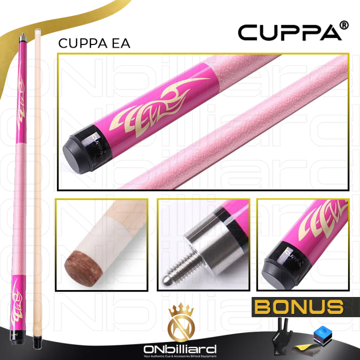 Cuppa Pink EA Cue Stick Play Billiard Stik Biliar 12.5mm Girl Cewek ...