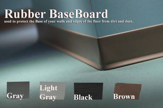 UNICA Rubber Baseboard 4 width x 6meters x1.5mm- need adhesive | Lazada PH