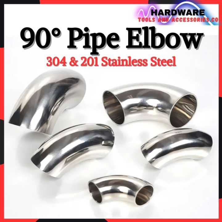 Stainless Steel Elbow SUS 304 & 201, 90 Degree, Round Tube Railings ...