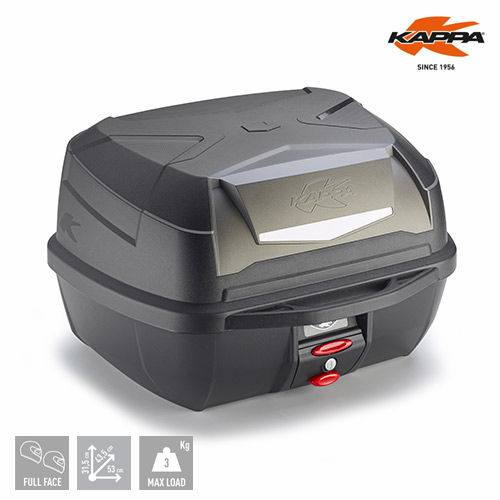 KAPPA BRAND K433NBR TOPCASE GIVI MOTORCYCLE KOTAK / BOX MONOLOCK CASE ...