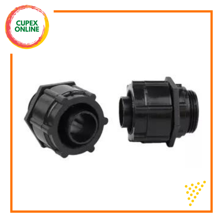 PVCLINK PVC Flexible Conduit Adaptor Screw Type 32mm/40mm/50mm Black ...