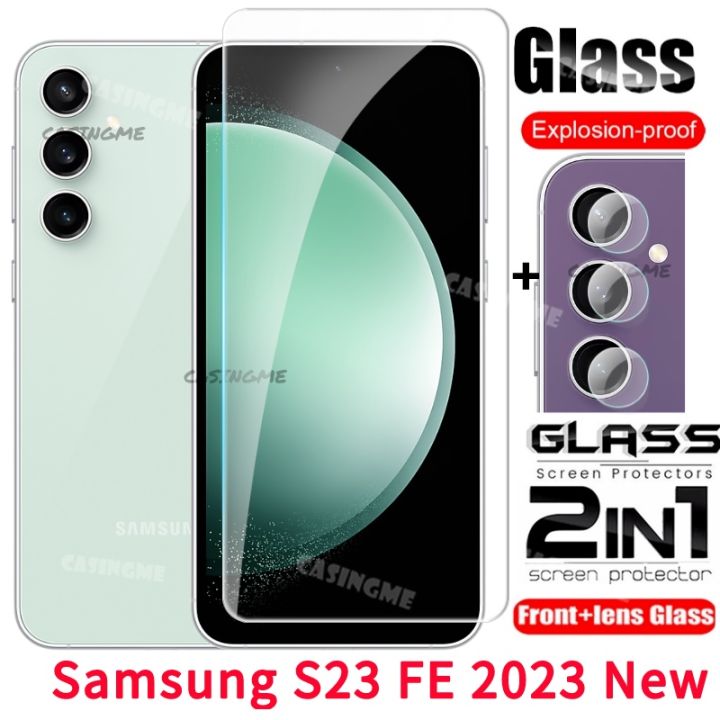 2023 Samsung S23 FE Film 2 in 1 Screen Protector For Samsung Galaxy ...