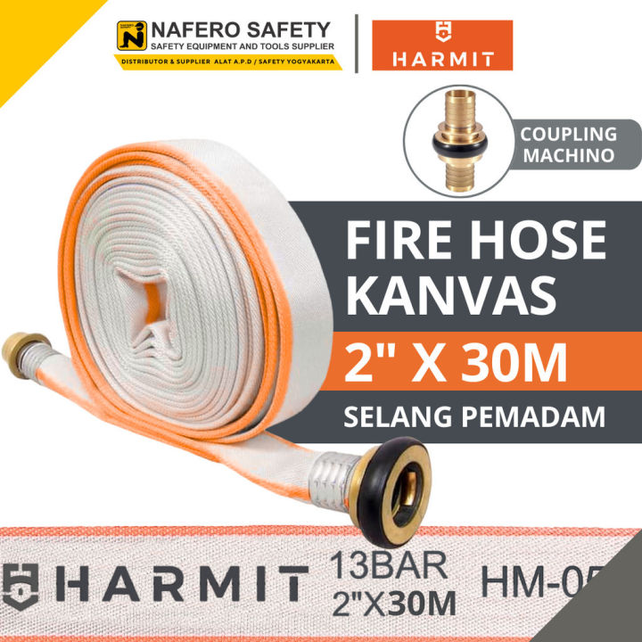 Selang Pemadam FIRE HOSE HYDRANT 2inch X 30 Meter 13 Bar + Coupling ...