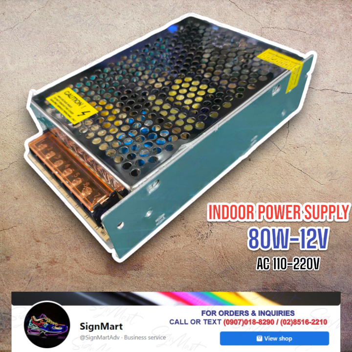 80W Indoor Power Supply Switching Driver for LED Strip Light AC 110 ...