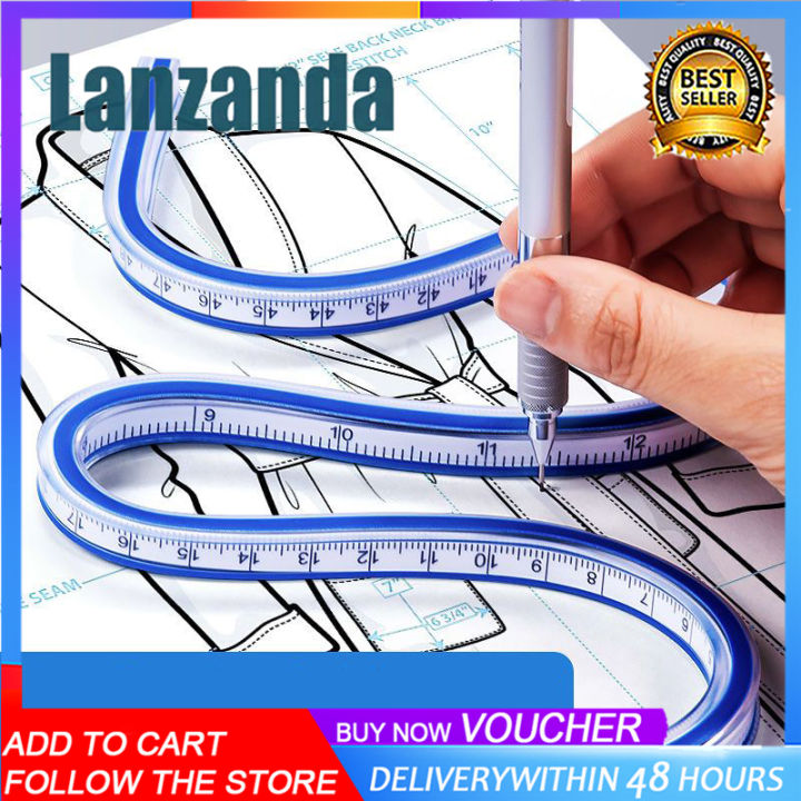 New -Ruler, Flexible Curve Ruler, 60CM Ruler, Rulers for Drawing and ...