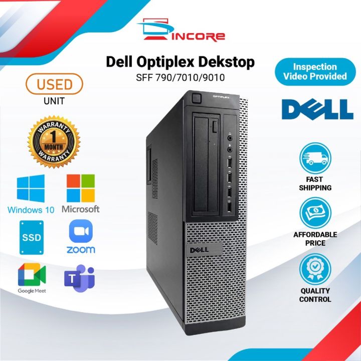 Dell Optiplex 3040 7040 3046 7010 3010 9020 SFF PC - Intel I3 I5 I7 Office PC / 4GB 8GB Ram ...