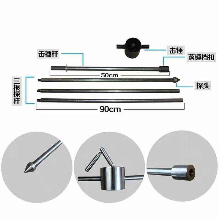 Light and heavy dynamic penetrometer Holland instrument foundation ...