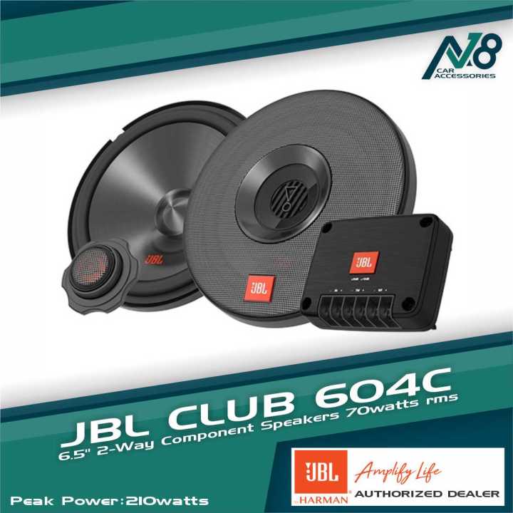 JBL Club 602C 6.5" 2-Way Component Speaker System 70watts rms Genuine | Lazada PH
