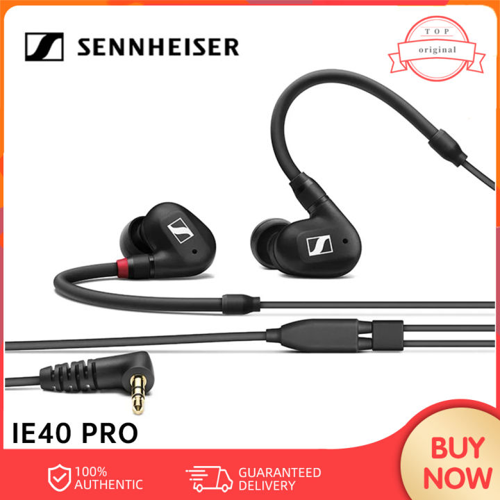 หูฟังเพลงแบบมีสาย Sennheiser IE40มืออาชีพหูฟังไฮไฟหูฟังเอียร์บัดป็อป ...