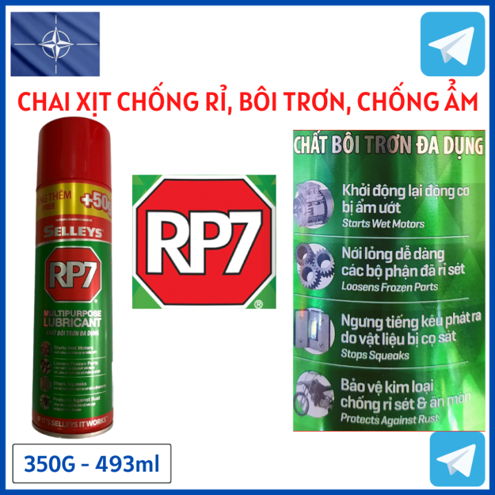 CHAI XỊT CHỐNG RỈ SÉT, BÔI TRƠN RP7 (350g, 300g, 175g & 150g) | Lazada.vn