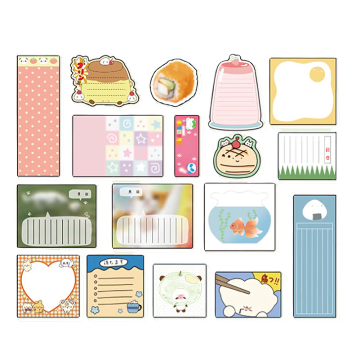 200 Sheets Aesthetic Note Paper Novelty Notepads for Memos Notes ...