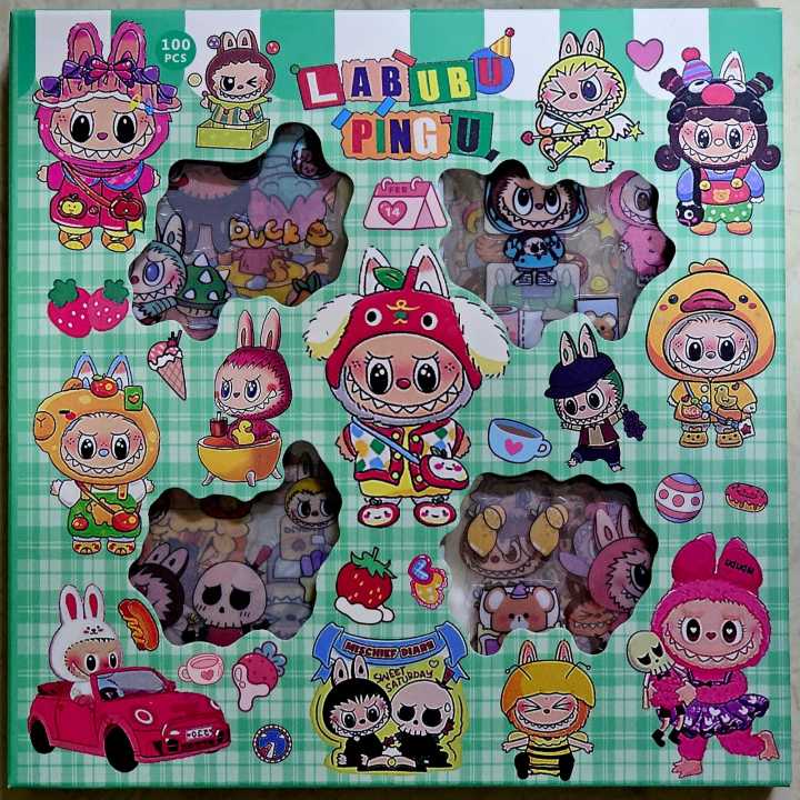 CUAN STIKER LUCU 2D LABUBU / SANRIO / MOMO | Lazada Indonesia