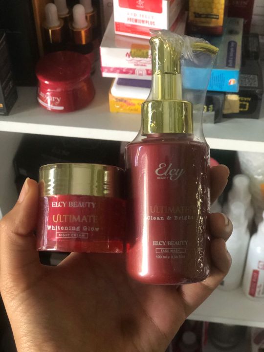 Whitening Night LC Beauty & Facial Wash LC Beauty (paket hemat cream ...