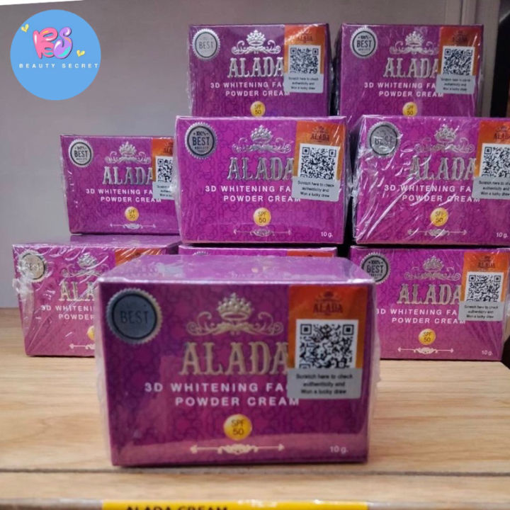 Alada 3D Whitening Face Powder Cream SPF 50 10 g | Lazada.co.th
