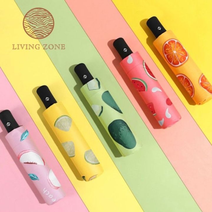 Living Zone ร่มกันแดด ร่มกันยูวี สีสันสดใส ร่มกันฝน ร่มกันแดด ร่มพับได้ ...