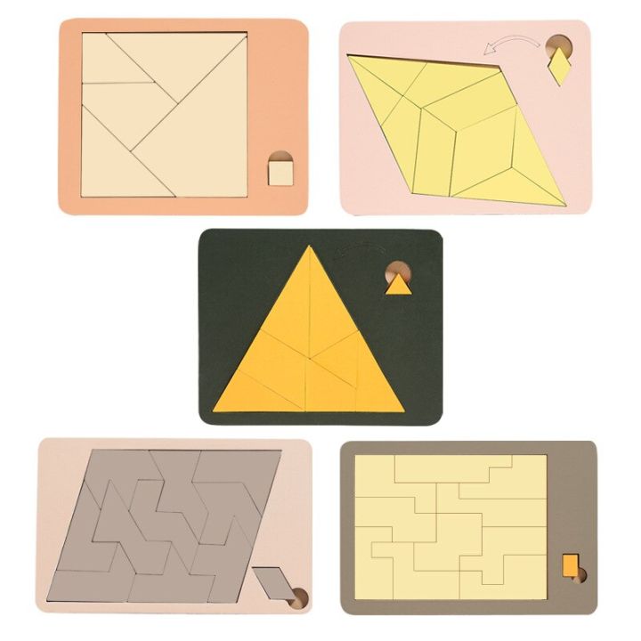 Wooden Geometric Puzzles Challenge Impossible Brain Burning ...
