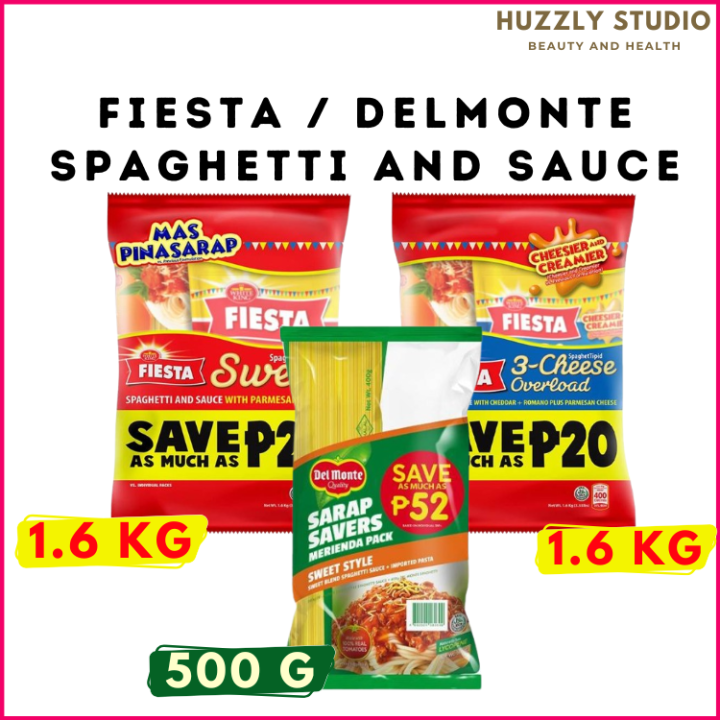 Spaghetti Pasta Set Fiesta Filipino Spaghettipid Sweet & Sauce with ...