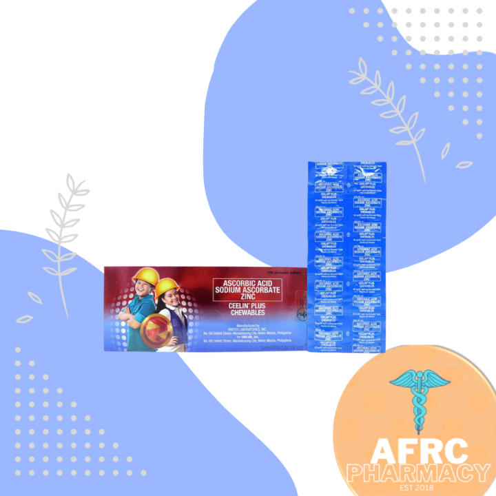 Ceelin Plus Chewable Vitamin C Plus Zinc 10 Tablets | Lazada PH