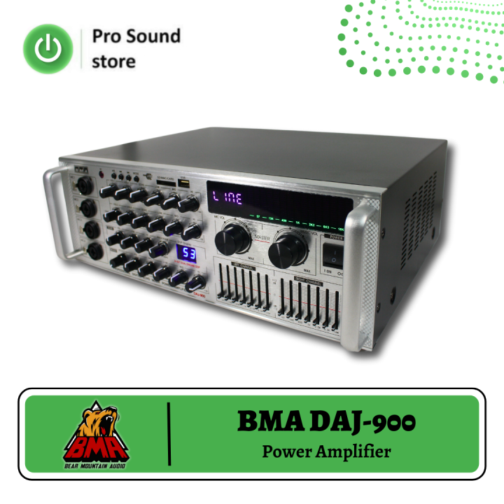POWER AMPLIFIER BMA DAJ-900/ AMPLI KARAOKE BMA DAJ 900 OIGINAL BMA ...