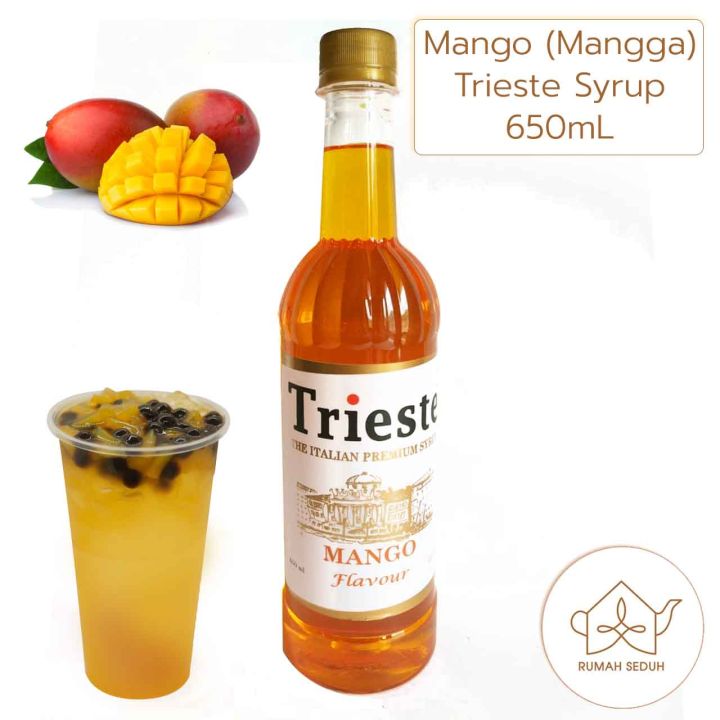 650mL Sirup Mangga merk Trieste - Mango Italian Premium Syrup | Lazada ...