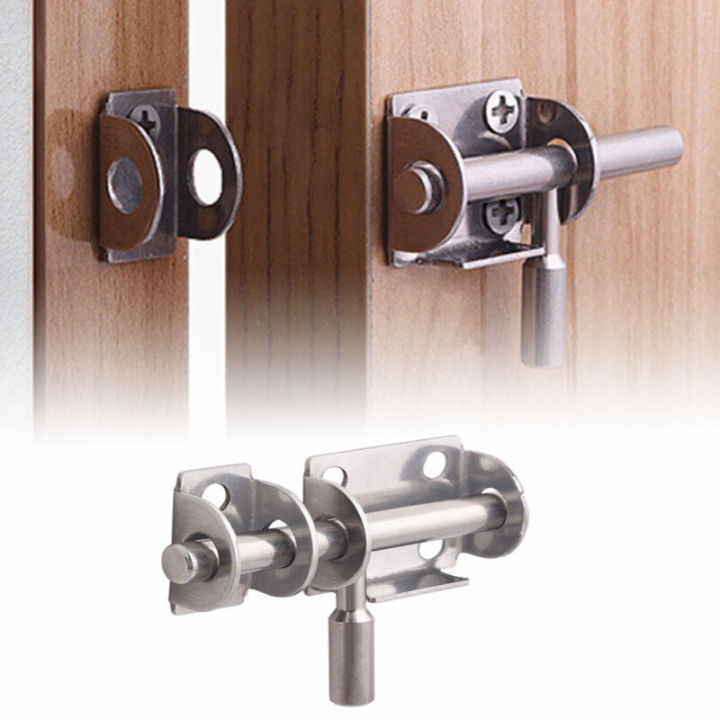 Sliding Gate Latch Bolt Slide Bolt Safety Door Latch Lock Stainless ...