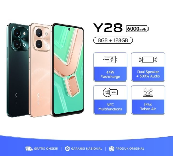 Vivo Y28 (8+128) - 44W FlashCharge+6000mAH, Dynamic Design | Lazada ...