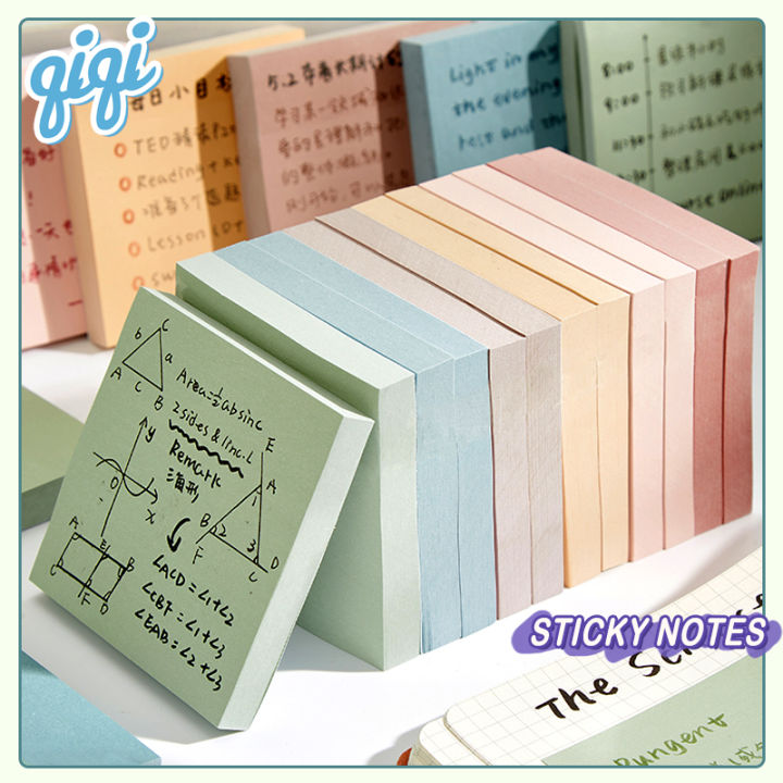 MEMO STICKY NOTE KERTAS TEMPEL MORANDI COLOR WARNA/sticky note - Qiqi ...