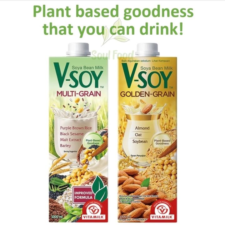 V-Soy Soya 1L (Soymilk - Plant-based Vegetarian) | Lazada PH