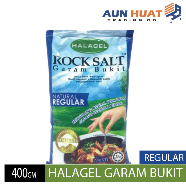 HALAGEL ROCK SALT REGULAR 400GM | Lazada
