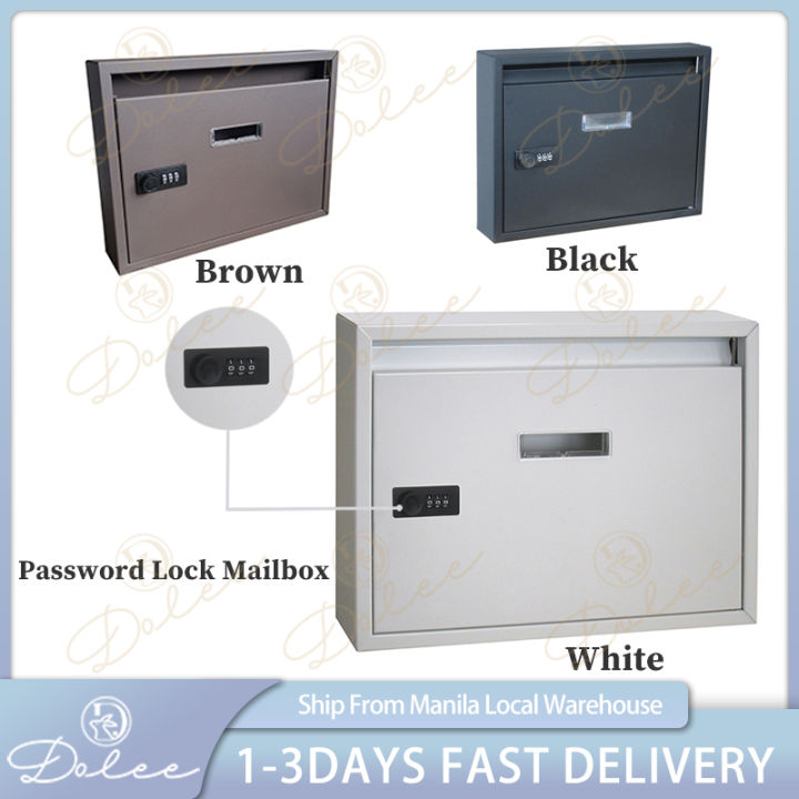 High Quality Letter Mailbox Post Box with Waterproof and Lockable Box ...