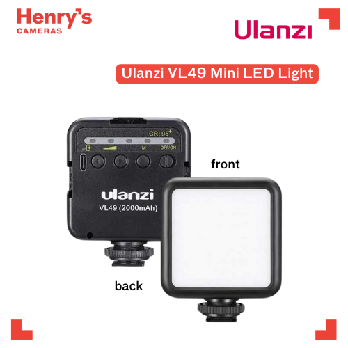 ULANZI VL49 Rechargeable MINI LED VIDEO LIGHT - ULA49LED | Lazada PH