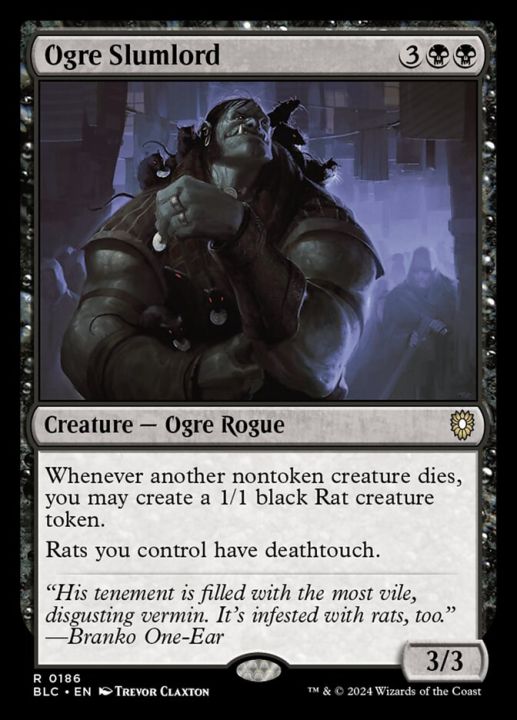 MTG Singles: Ogre Slumlord NM Black BLC Bloomburrow Commander (Magic ...