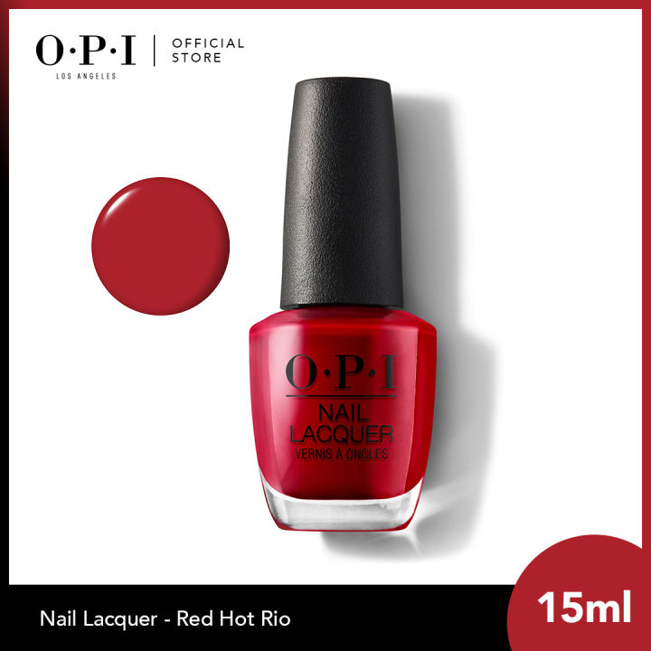 OPI Nail Lacquer Red Hot Rio 15mL | Lazada PH