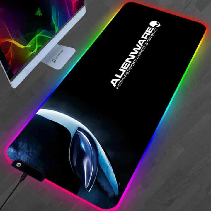 [HOT GGLLWIOGH 529] RGB Alienware Gaming Mouse Pad XXL Large PC Gamer ...