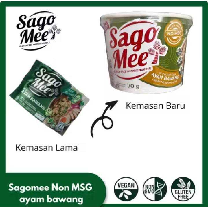 MIE INSTAN SAGOMEE NON MSG - AYAM BAWANG SAGO MEE GLUTEN FREE NOODLE ...
