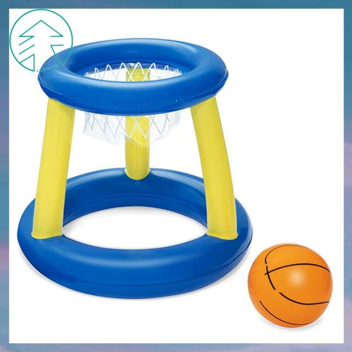 Water Basketball Hoop Pool Float Inflatable Play Game Swimming Pool Toy ...