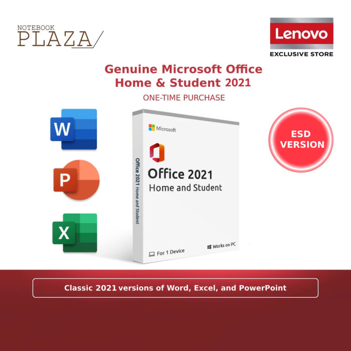 Microsoft Office Home & Student 2021 (ESD Version) | Lazada