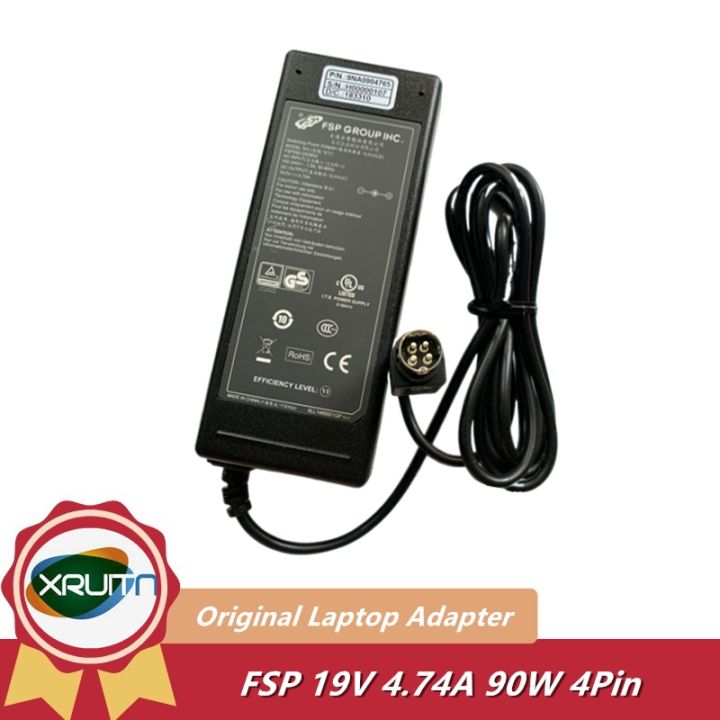 FSP Laptop AC Adapter Power Charger For GETAC X500 Supply FSP090-DIEBN2 4-Pins 19V 4.74A 90W ...