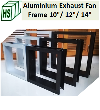 Heavy Duty Aluminium Exhaust Fan Frame 10"/ 12"/ 14" | Lazada