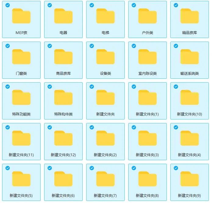 Ten thousand kinds of Revit family library 50GBMEP professional family ...