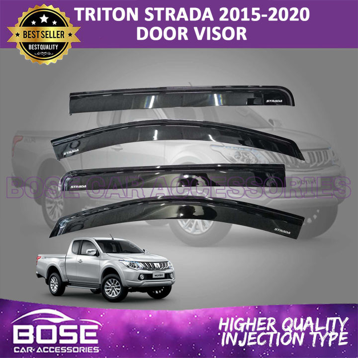 Premium Visor for Mitsubishi Strada 2015 2016 2017 2018 2019 2020 2021 ...