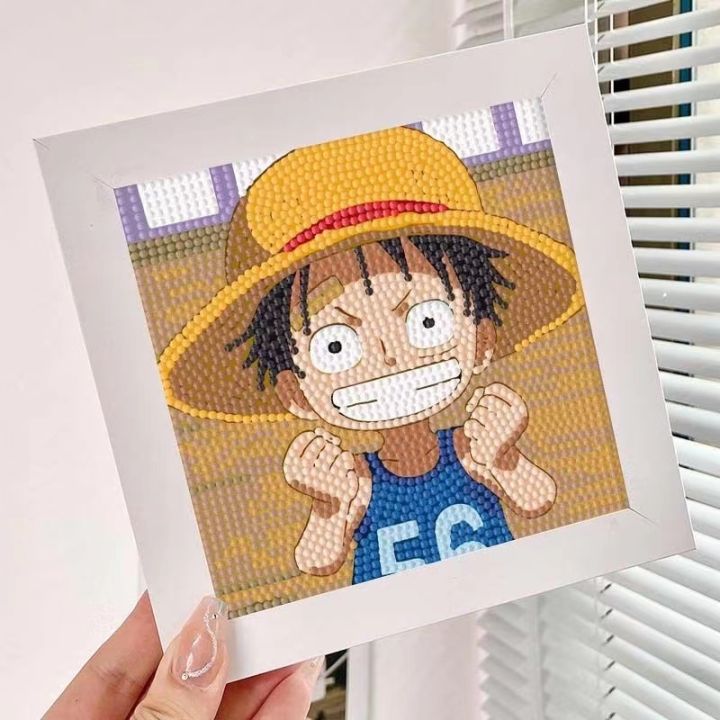 DIY Diamond Painting 1 set Roronoa Zoro Luffy Karakter Full Drill 5D ...