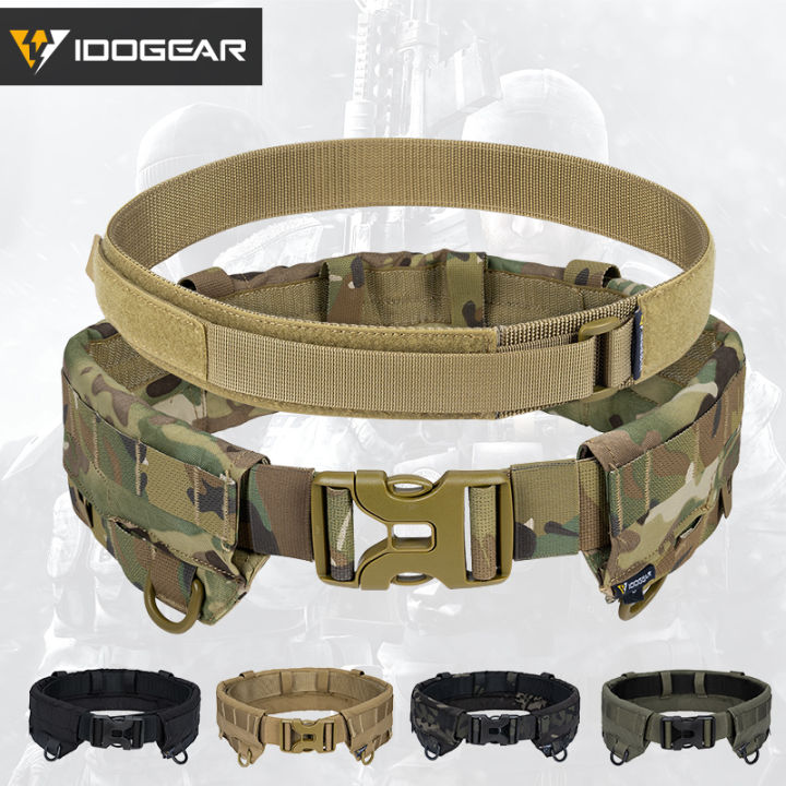 IDOGEAR MRB MOLLE Tactical Belt Lightweight Low Profile Riggers Belt ...