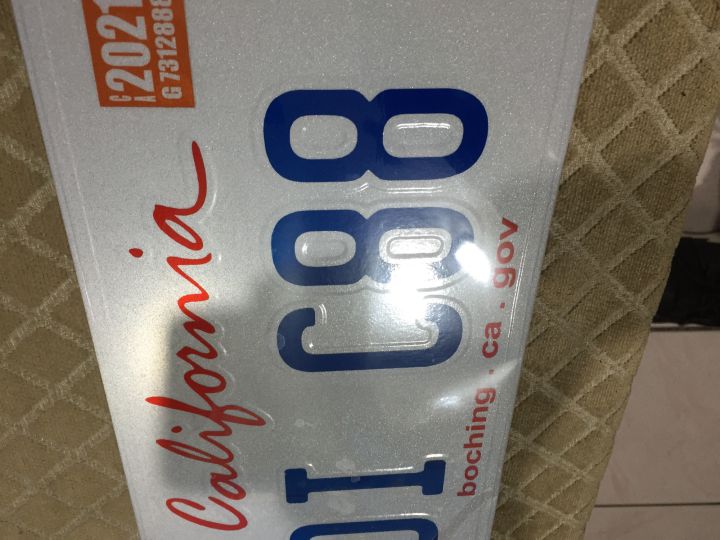 2pcs California Plates (Custom-Built) Personalize | Lazada PH