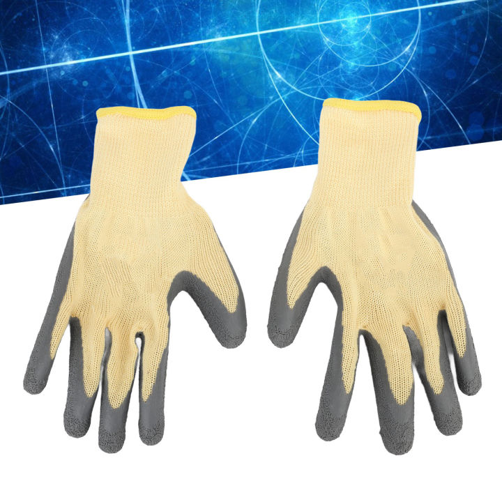 Rubber Work Gloves 1 Pair Flexible Operation 400V Voltage Resistance ...