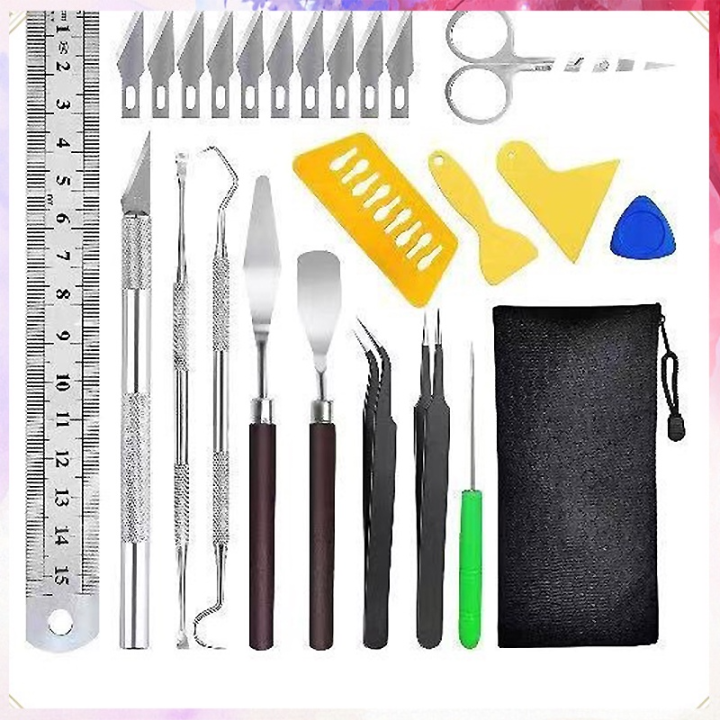 Hot sale 16/18/25x Craft Vinyl Weeding Tools Basic Vinyl Tool Kit for ...