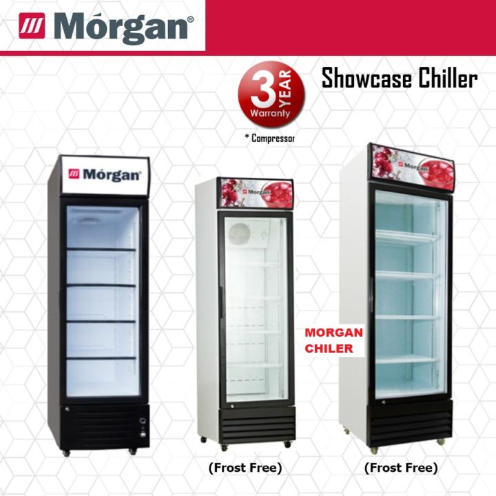 MIDEA 211L Chiller Showcase Refridgerator MSC-216BE / MDRZ302FGG30 ...