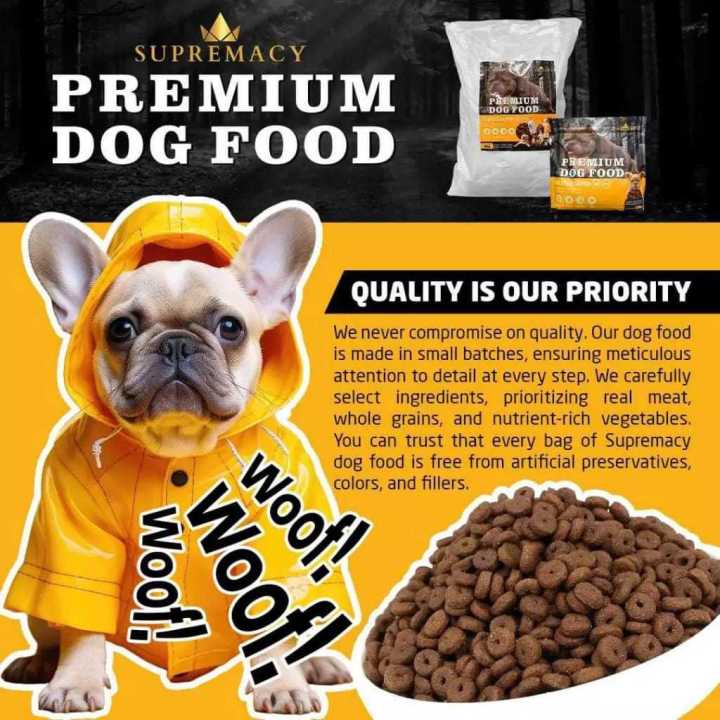 (Repacked for 1kg)Supremacy Premium Dog Food Chicken and Salmon Flavor ...
